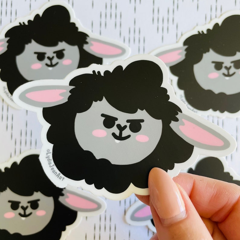 Black Sheep Vinyl Sticker Sheep Sticker Sheep Vinyl | Etsy
