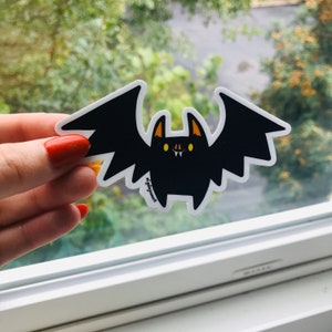 Bat Vinyl Sticker Super Cute Bat Sticker Party Favors Bat | Etsy