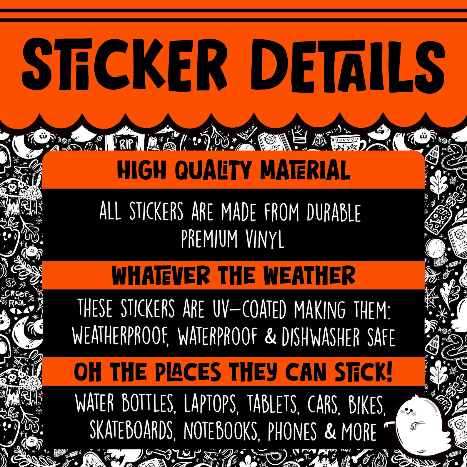 El Chupacabra Vinyl Sticker | Goat Sucker | Cryptid Vinyl Sticker ...