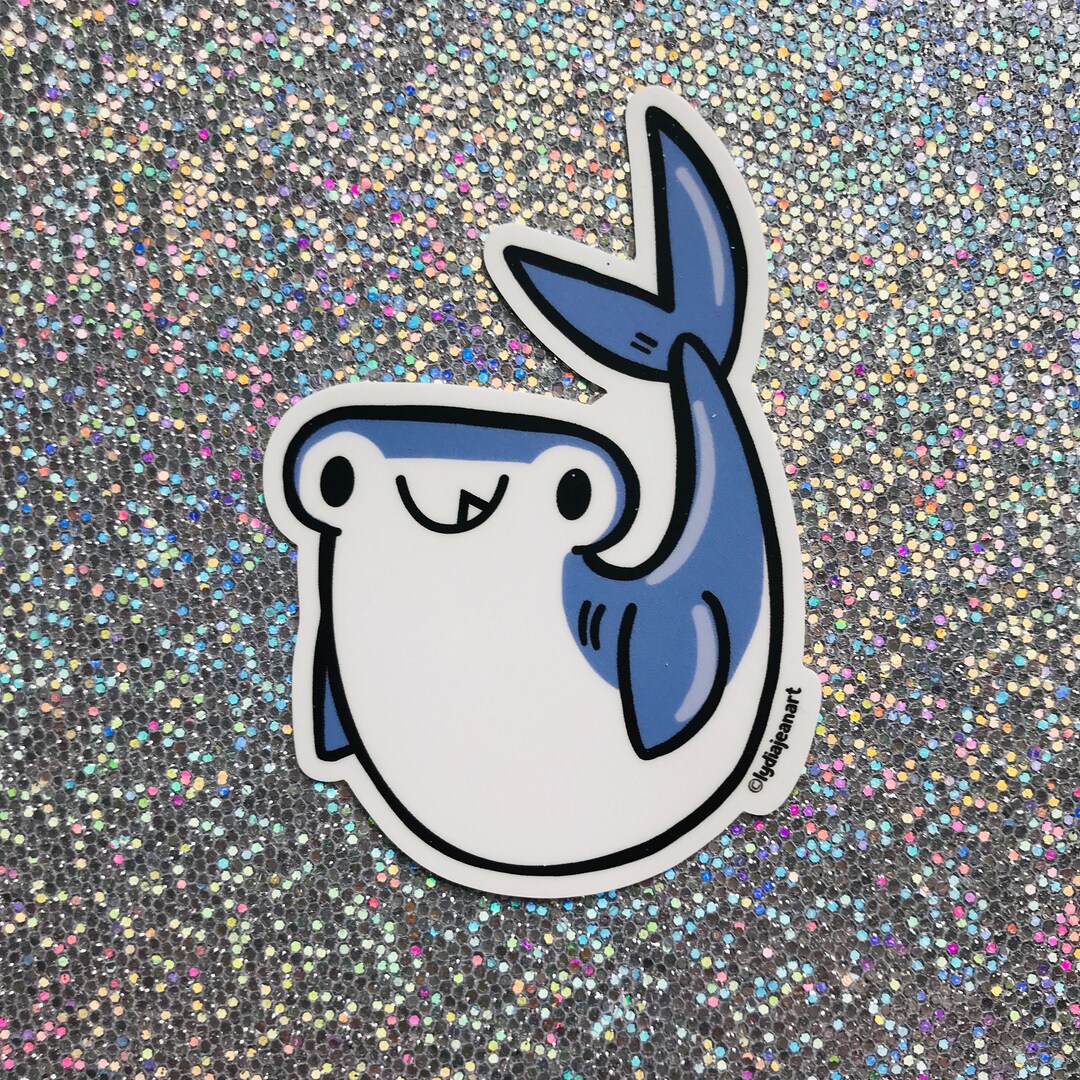 Cute Shark Sticker Shark Sticker Shark Party Favors Shark Party - Etsy