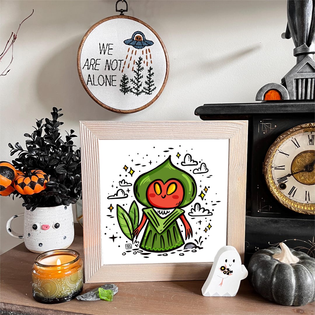Braxie Flatwoods Monster Art Print - Etsy