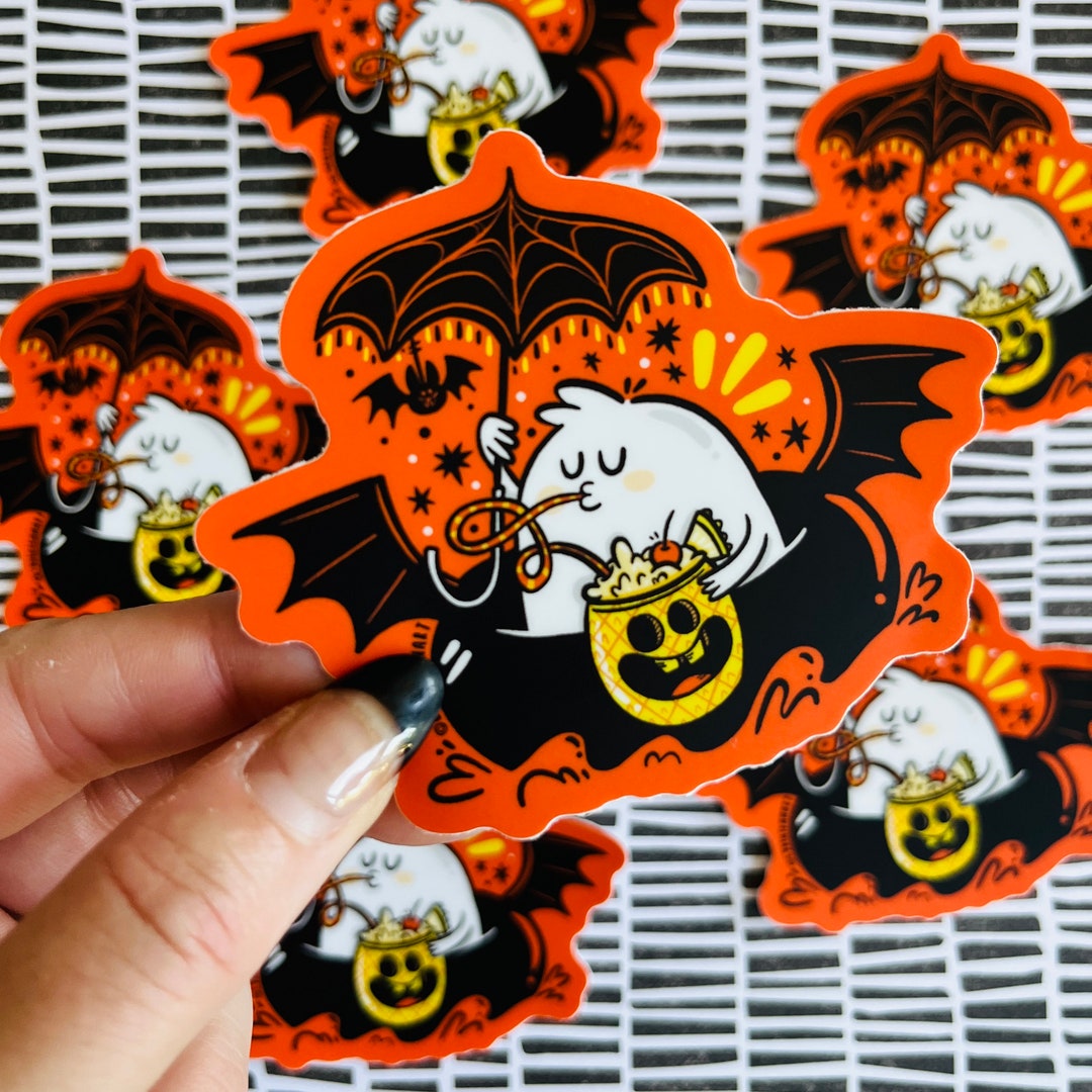 Gothic Floaty Sticker | Halloween Sticker | Gift for Halloween | Cute ...