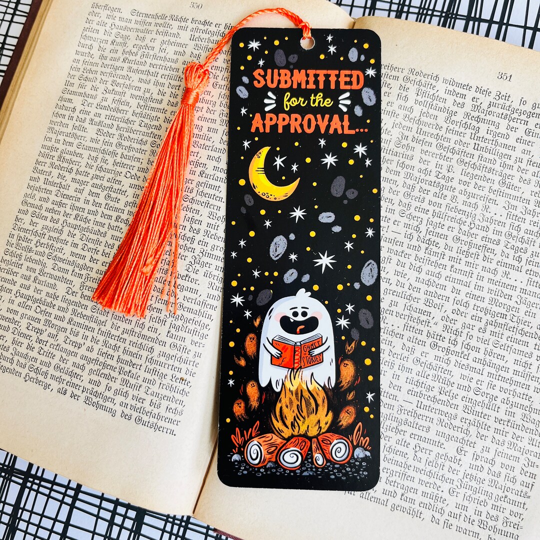 Ghost Stories Bookmark | Halloween Page Marker | Bookmark for Halloween ...