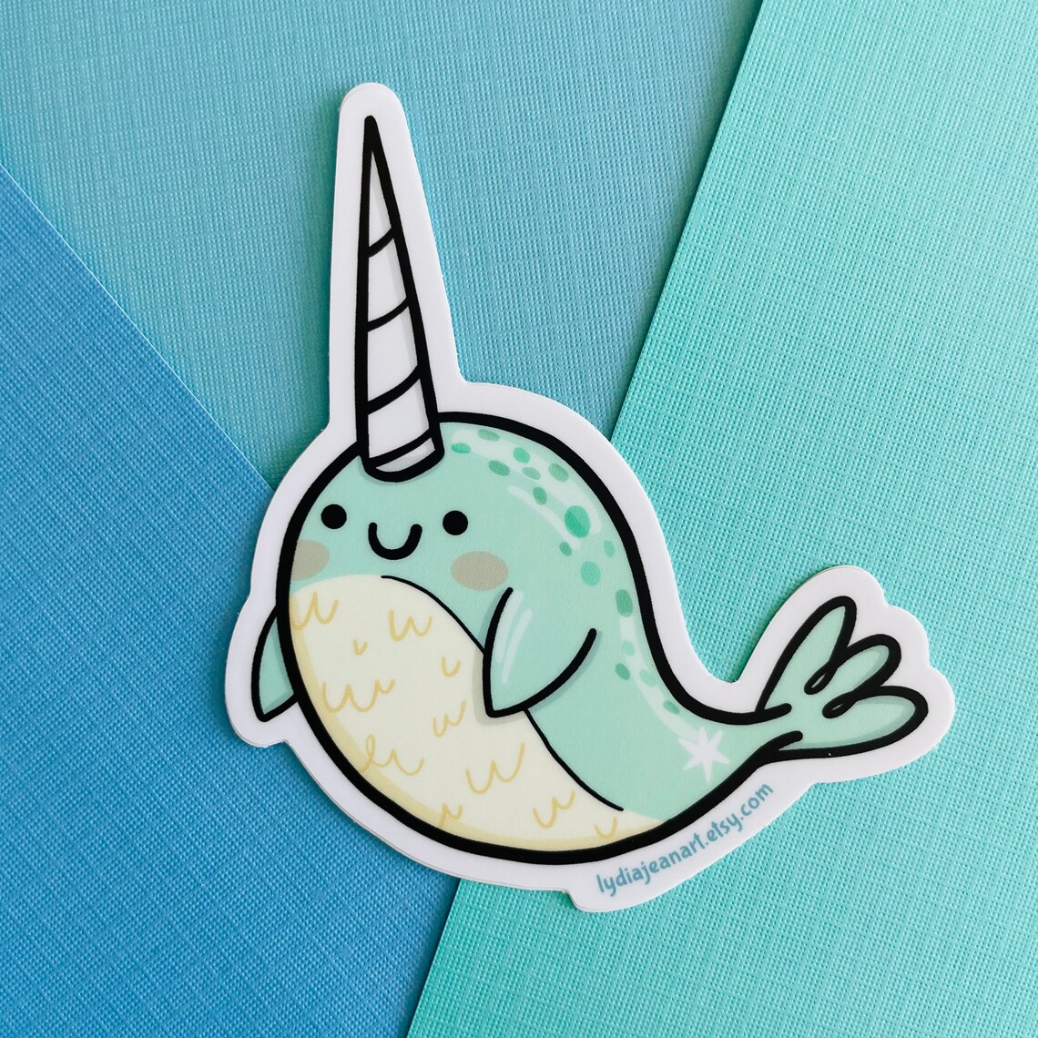Cute Narwhal Sticker Narwhal Sticker Party Favors Narwhal | Etsy