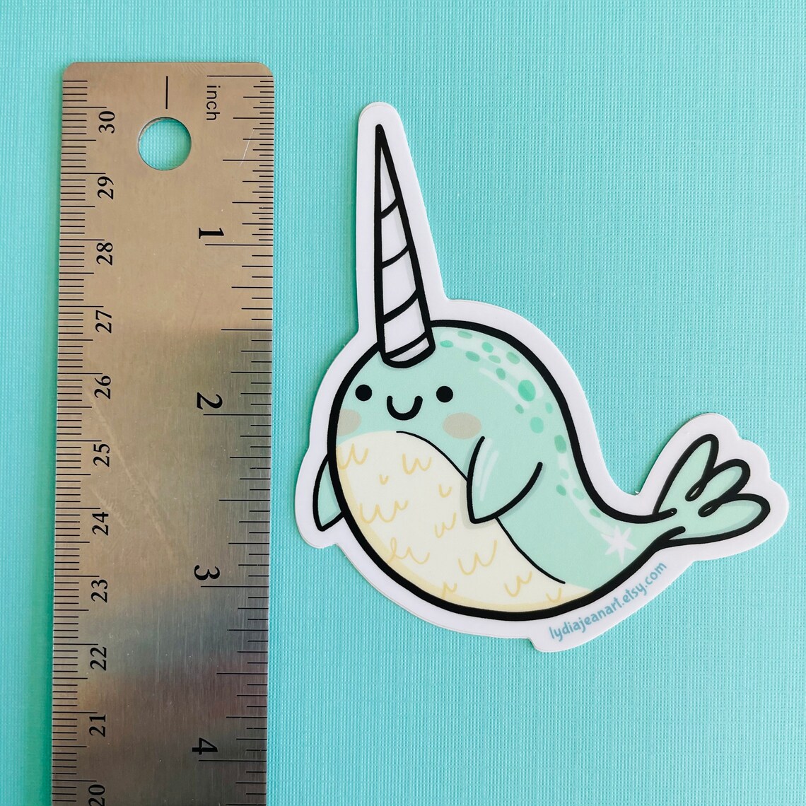 Cute Narwhal Sticker Narwhal Sticker Party Favors Narwhal | Etsy