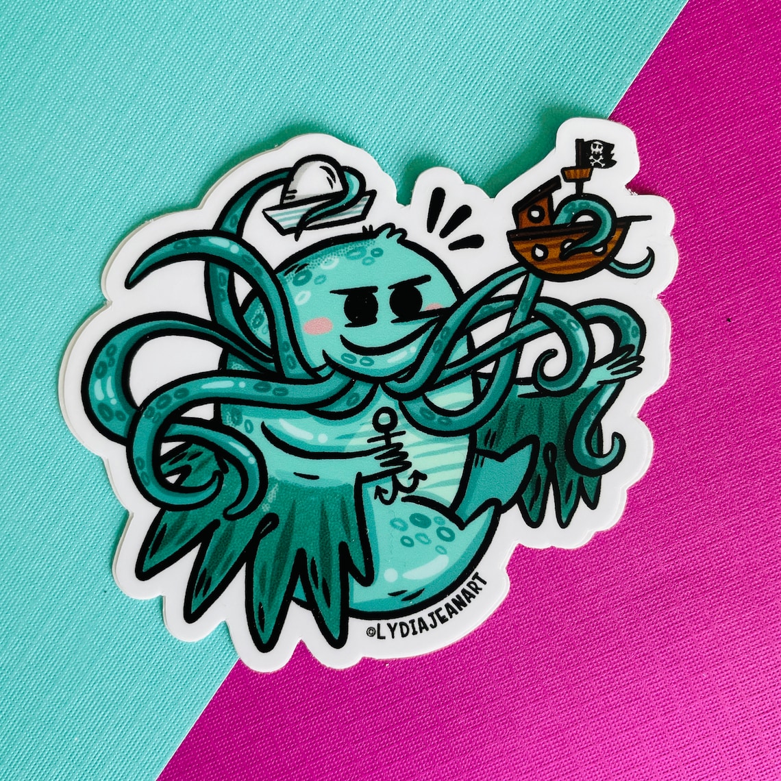 Cthulhu Vinyl Sticker Cthulhu Sticker Cryptid Sticker - Etsy