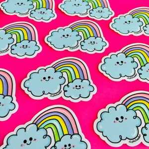 Rainbow Vinyl Sticker | Rainbow Sticker | Rainbow Decal | Rainbow Art ...