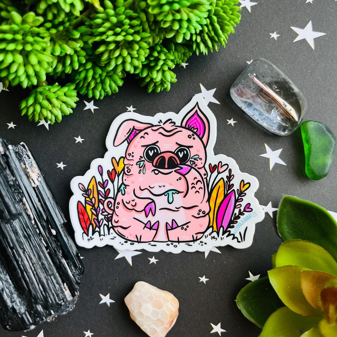 Squonk Love Vinyl Sticker - Etsy