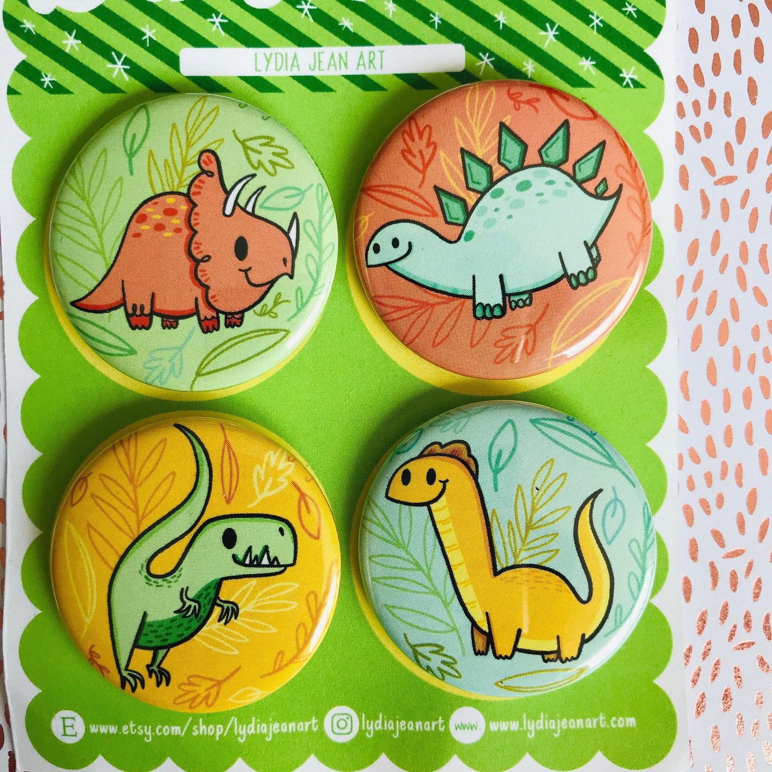 Dinosaur Pin Set | Dinosaur Birthday | Dinosaur Party | Dinosaur Party ...
