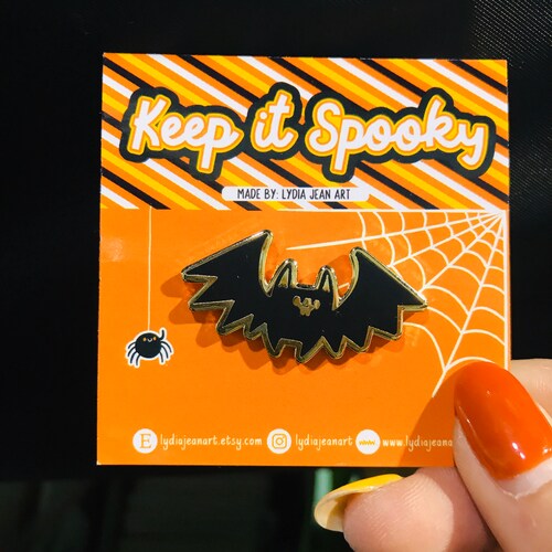 Cute Bat Enamel Pin Bat Pin Halloween Pin Enamel Pin - Etsy
