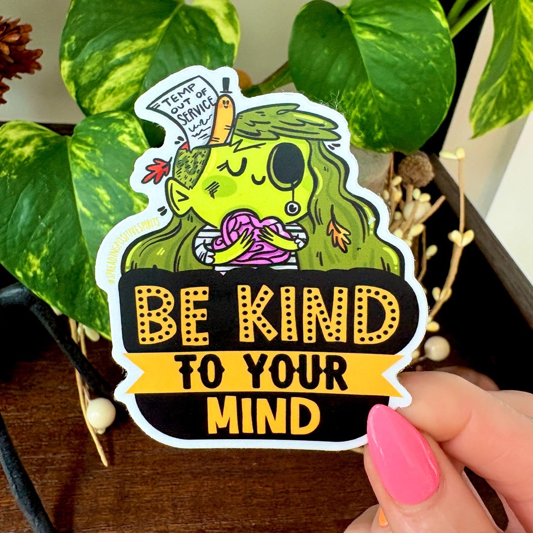 Zombie Sticker | Affirmation Sticker | Sticker for Halloween | Horror ...