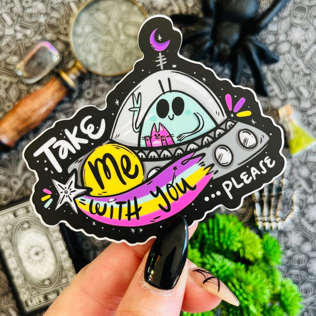 UFO Believer Vinyl Sticker | UFO Sticker | Alien Sticker | Ufo Sticker ...