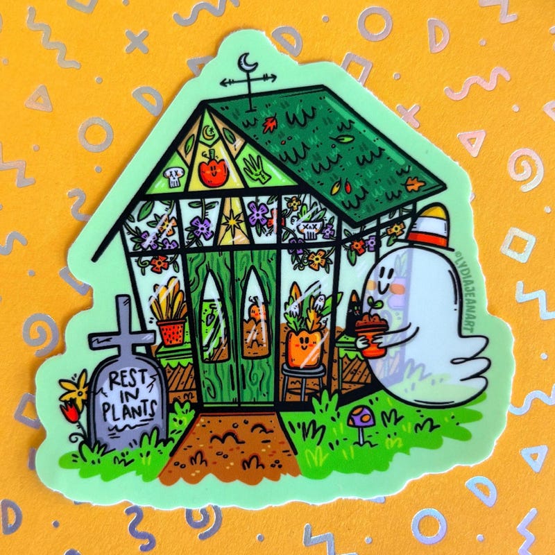 Halloween Lydia Sticker - Etsy