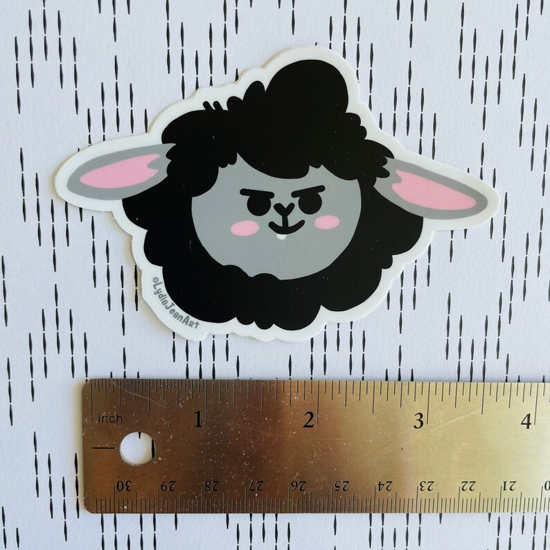 Black Sheep Vinyl Sticker Sheep Sticker Sheep Vinyl | Etsy