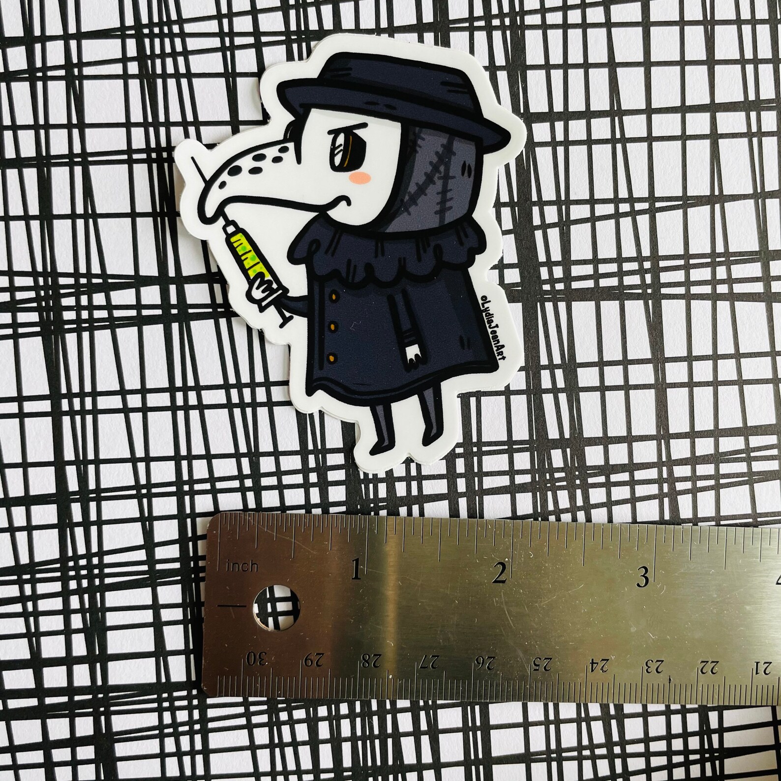 Plague Doctor Vinyl Sticker Plague Doctor Sticker | Etsy