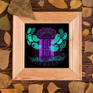 13th Floor Ghost Elevator Art Print for Halloween Lovers | Halloween ...