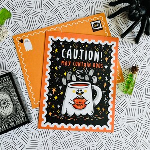 Creepy Cute Postcard Set (5 Designs) | Halloween Postcard Pack | Pen ...