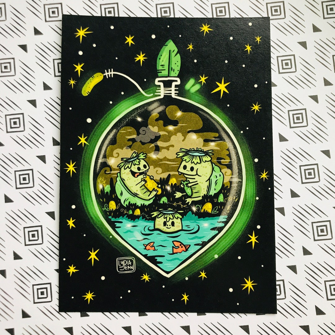 Kappa Yokai Halloween Art Print | Spooky Illustration - Etsy