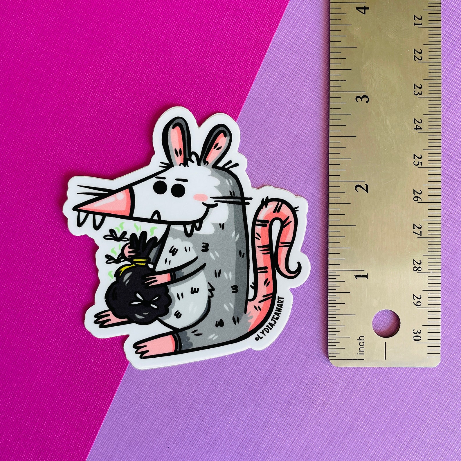 Possum Vinyl Sticker Possum Sticker Possum Decal Opossum - Etsy