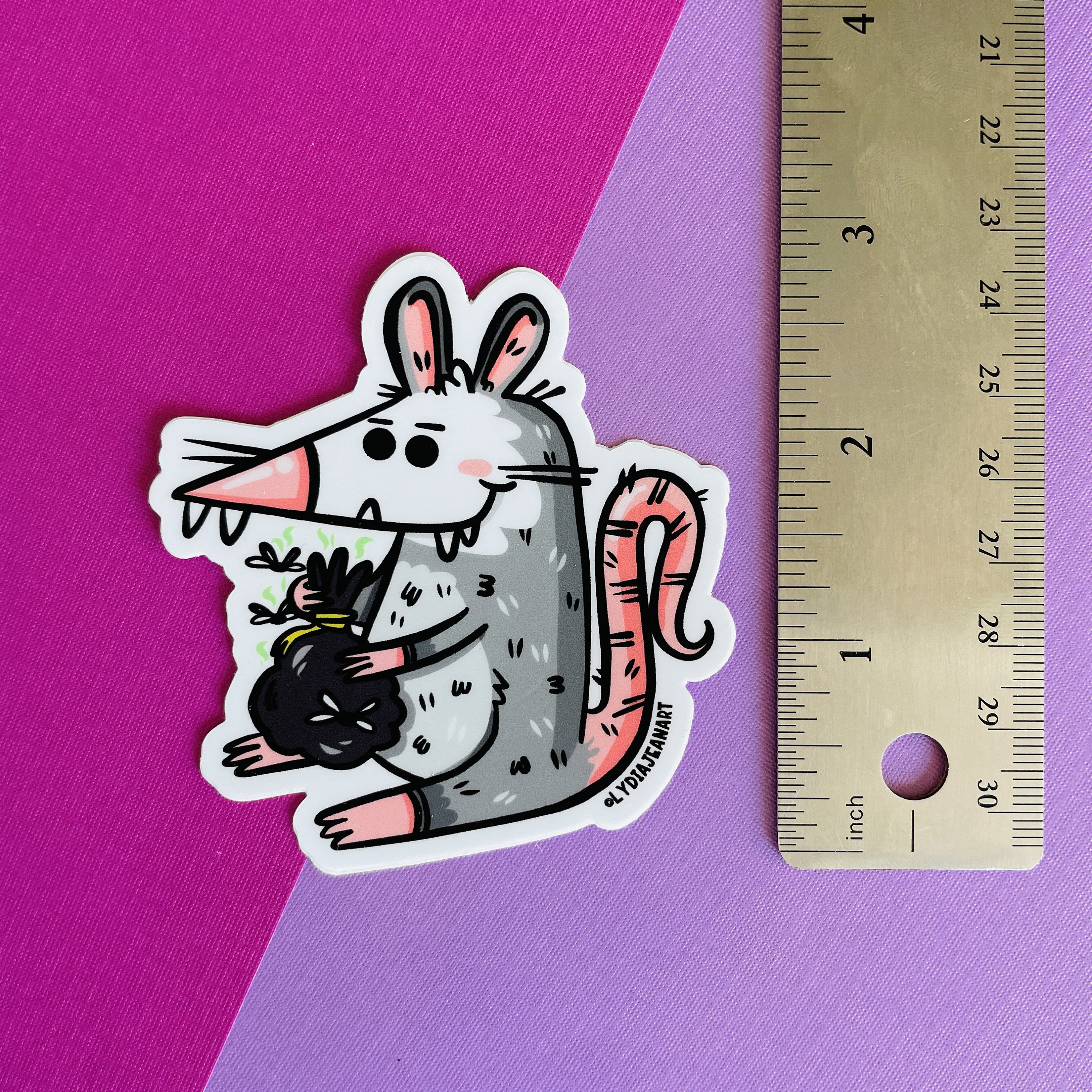 Possum Vinyl Sticker | Possum Sticker | Possum Decal | Opossum Sticker ...