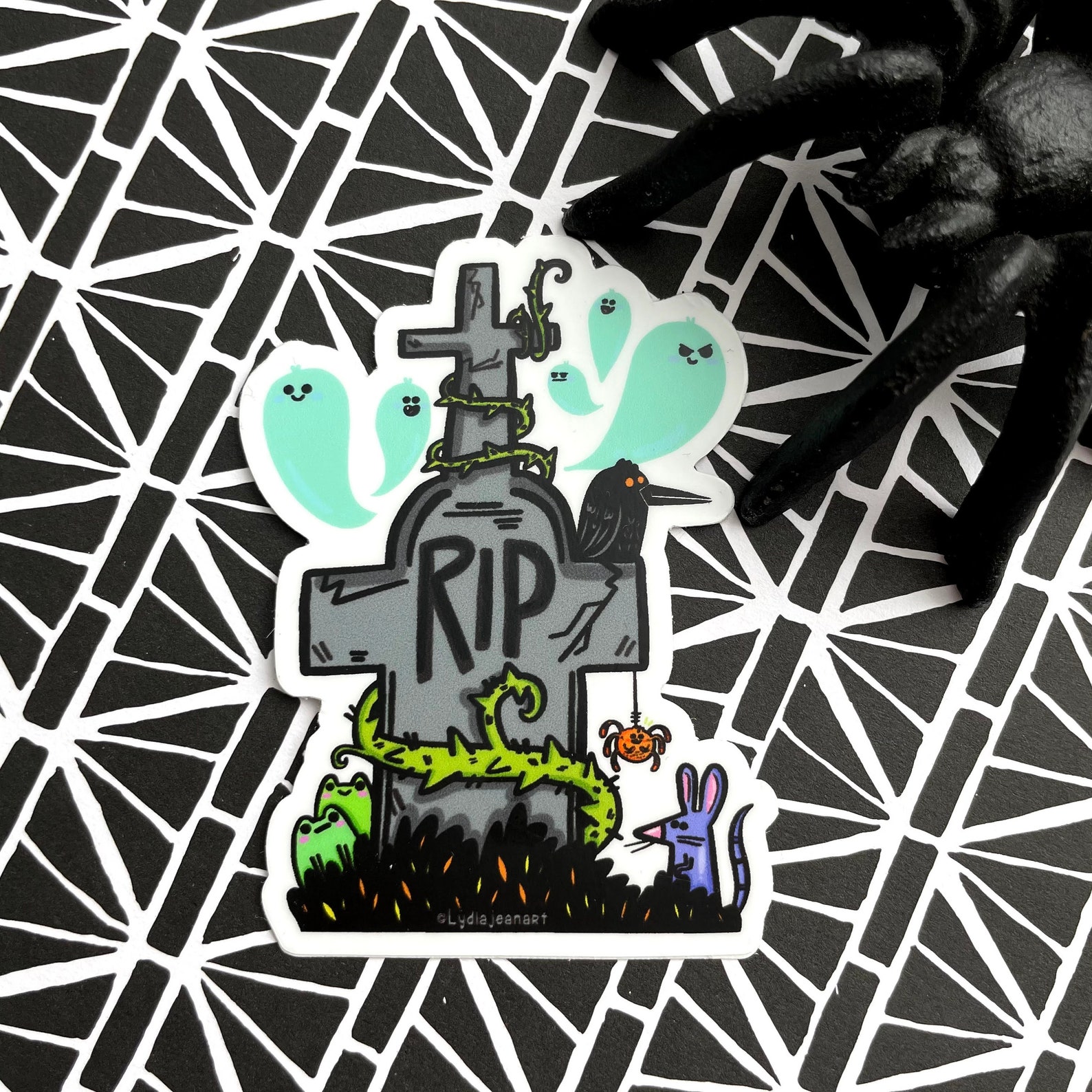 Grave Vinyl Sticker Grave Sticker Grave Decal Grave Art | Etsy