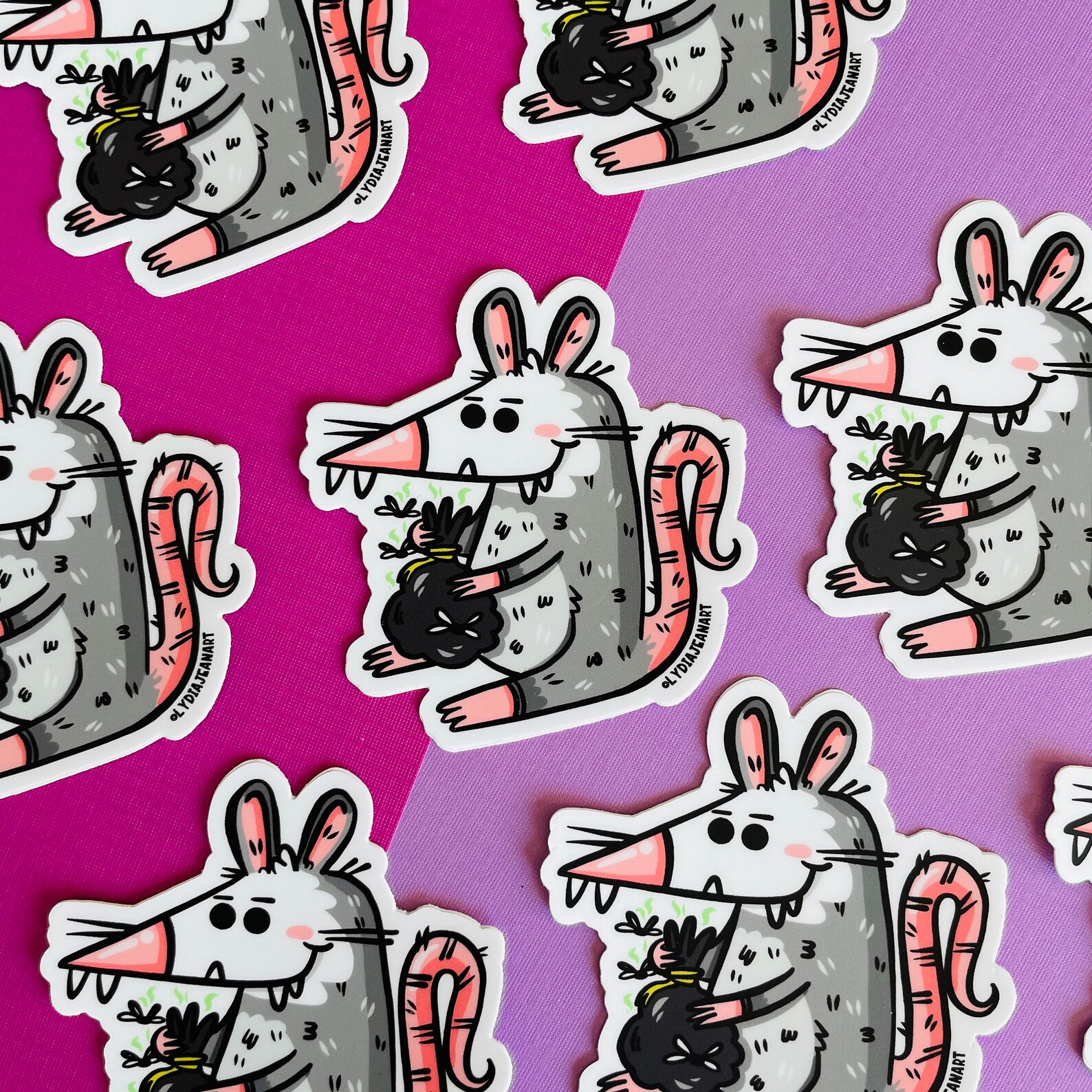 Possum Vinyl Sticker Possum Sticker Possum Decal Opossum - Etsy
