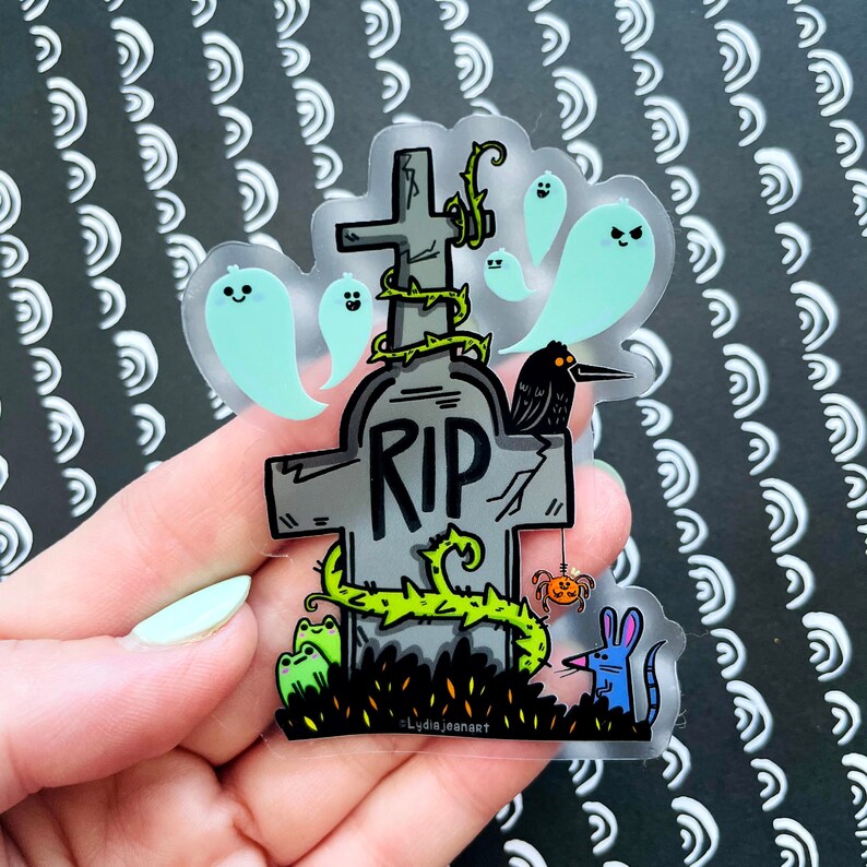 Grave Vinyl Sticker Grave Sticker Grave Decal Grave Art | Etsy