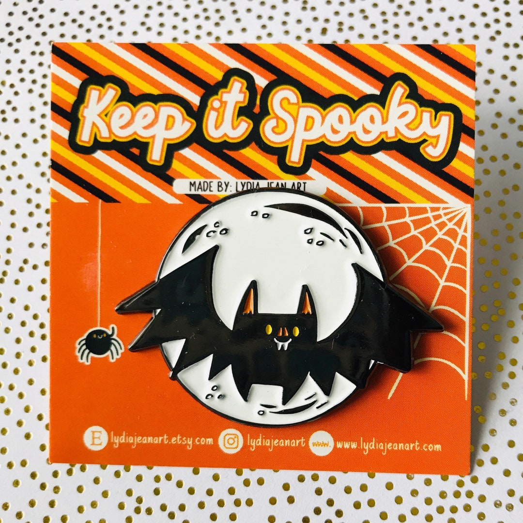 Cute Bat Enamel Pin Bat Pin Halloween Pin Enamel Pin - Etsy