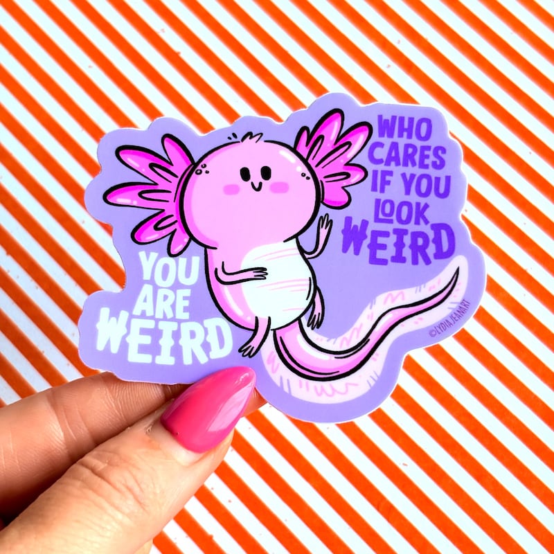Axolotl Sticker - Etsy