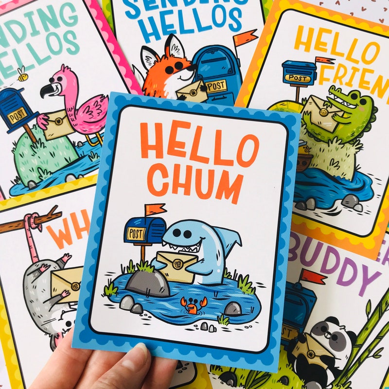 Kids Postcard - Etsy