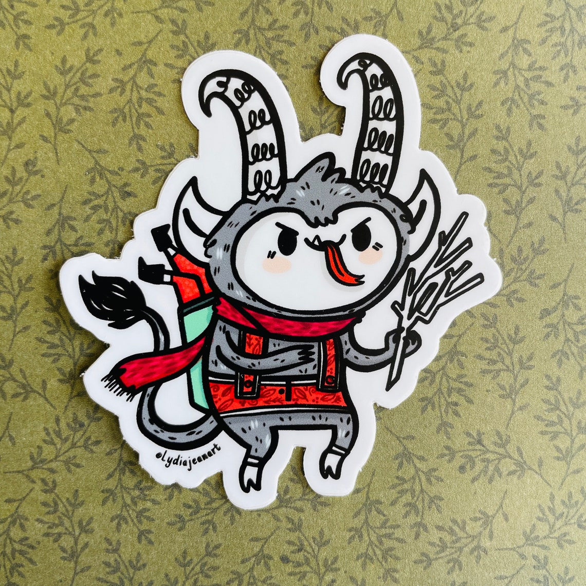 Krampus Sticker Gruss Vom Krampus Sticker Krampus Vinyl - Etsy
