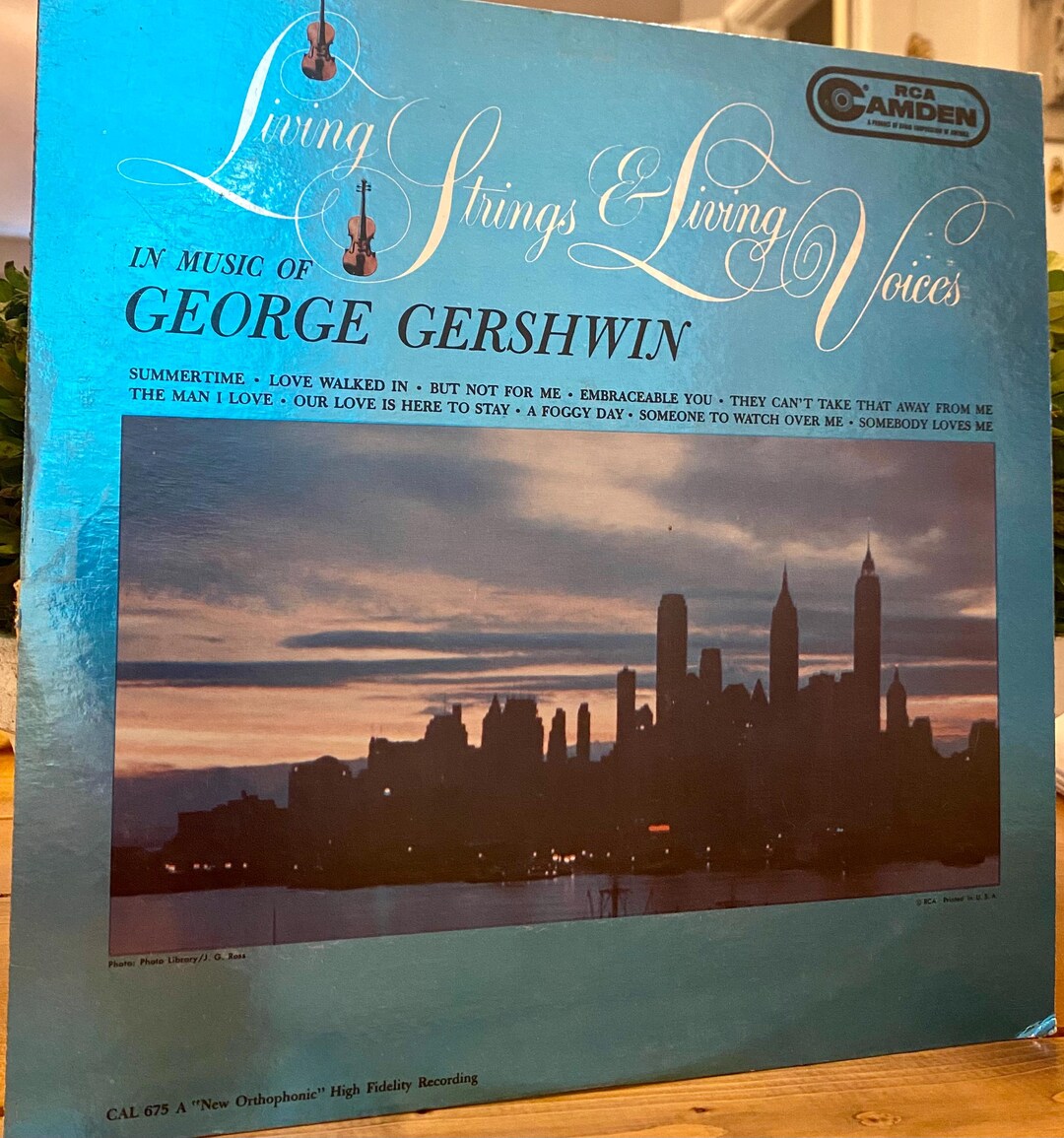 Living Strings & Living Voices in Music of George Gershwin (1961), Used ...