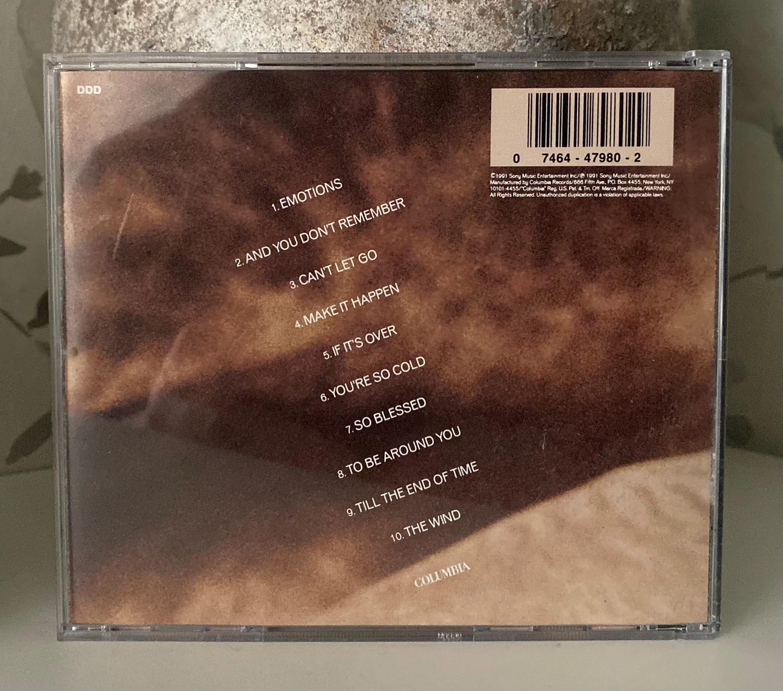 Mariah Carey - Emotions (1991), Preowned CD, Sony Music - Etsy