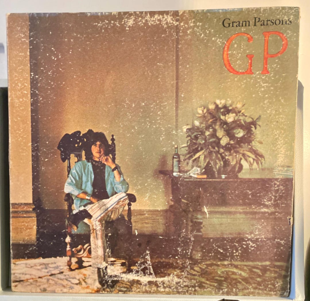 Gram Parsons - Gp(debut Solo), 1973, Preowned 33 Vinyl, Emmylou Harris ...