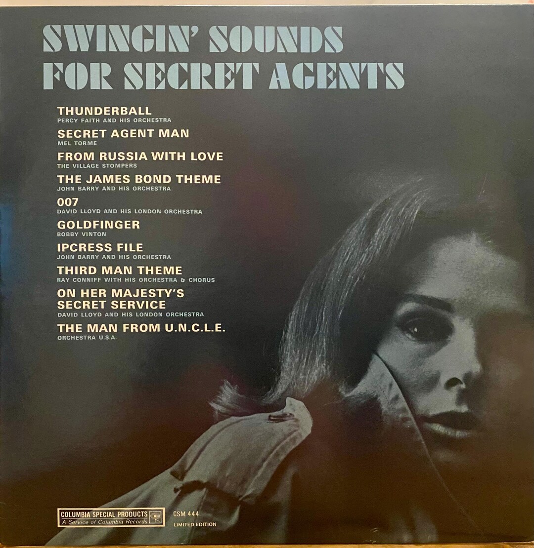 Swingin Sounds for Special Agents (1966) Limited Edition Used Vinyl 33 ...
