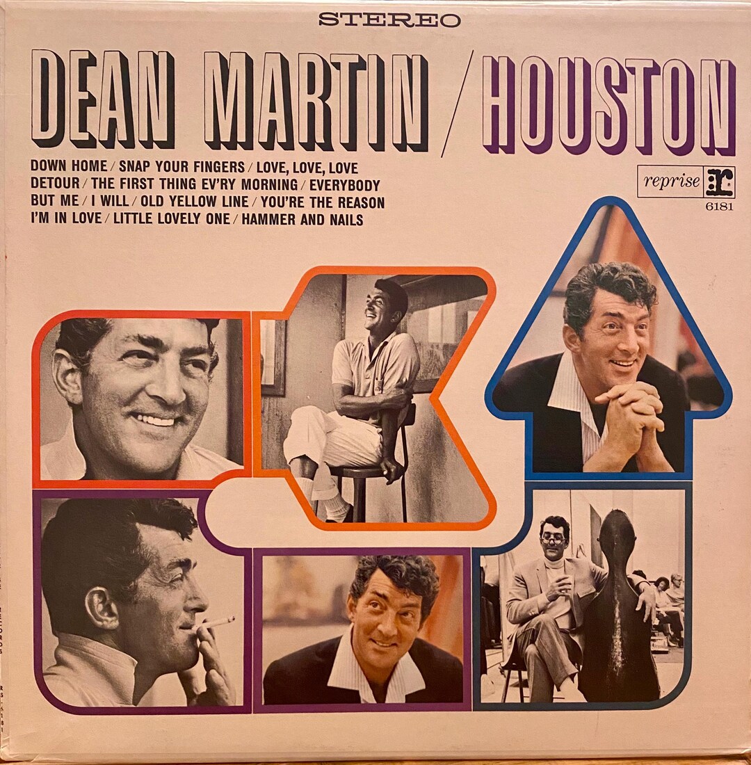 Dean Martin - Houston (1965) Used Vinyl 33, Play Tested, Some Warping ...