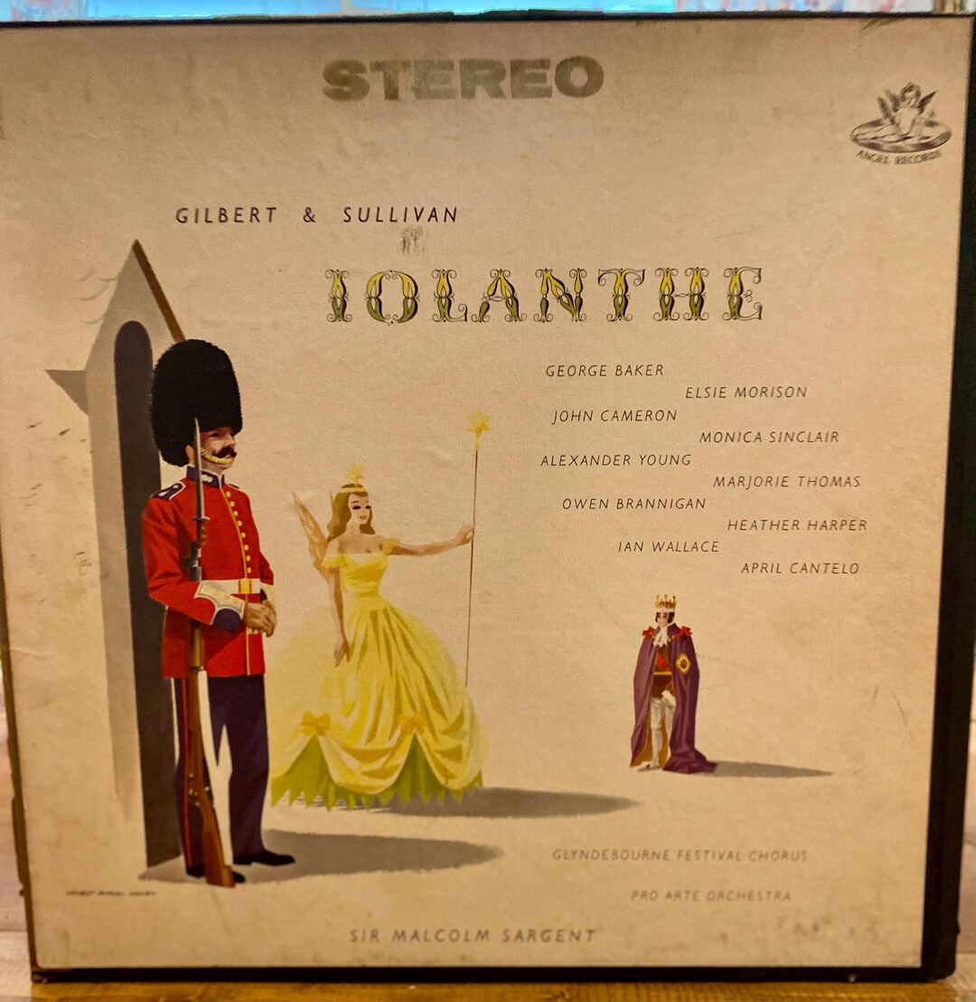 Gilbert & Sullivan - Iolanthe (1959) Opera Vinyl Album. Grade - Very ...