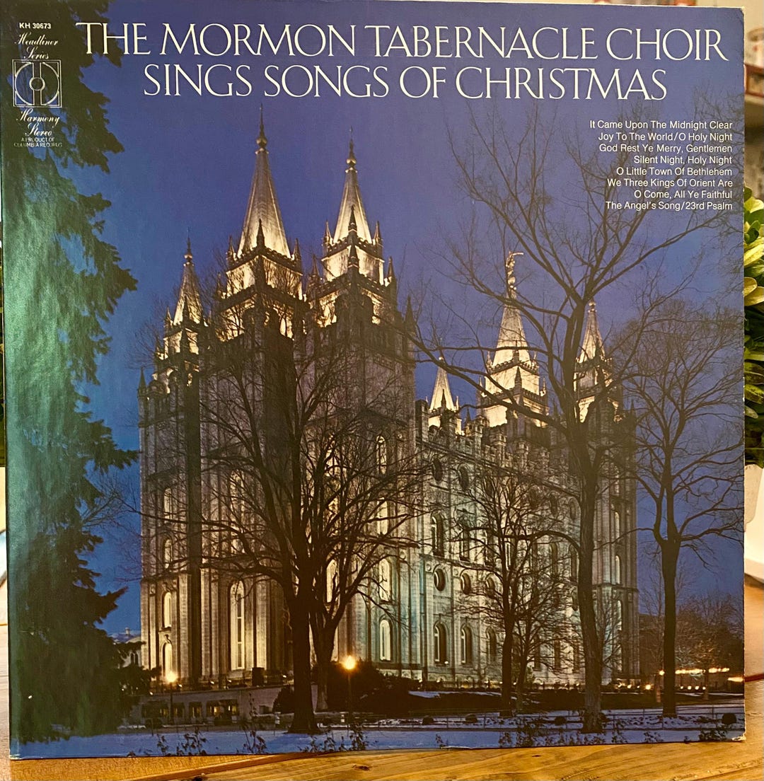 The Mormon Tabernacle Choir Sings Songs of Christmas (1971) Used Vinyl ...