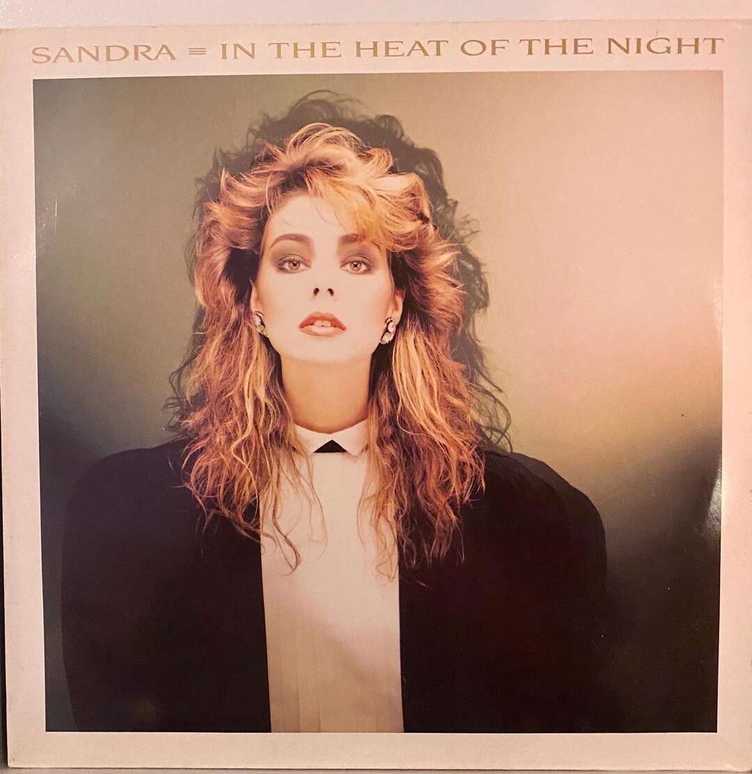 Sandra - in the Heat of the Night, 1985 Debut Album, 45 Vinyl, Preowned ...