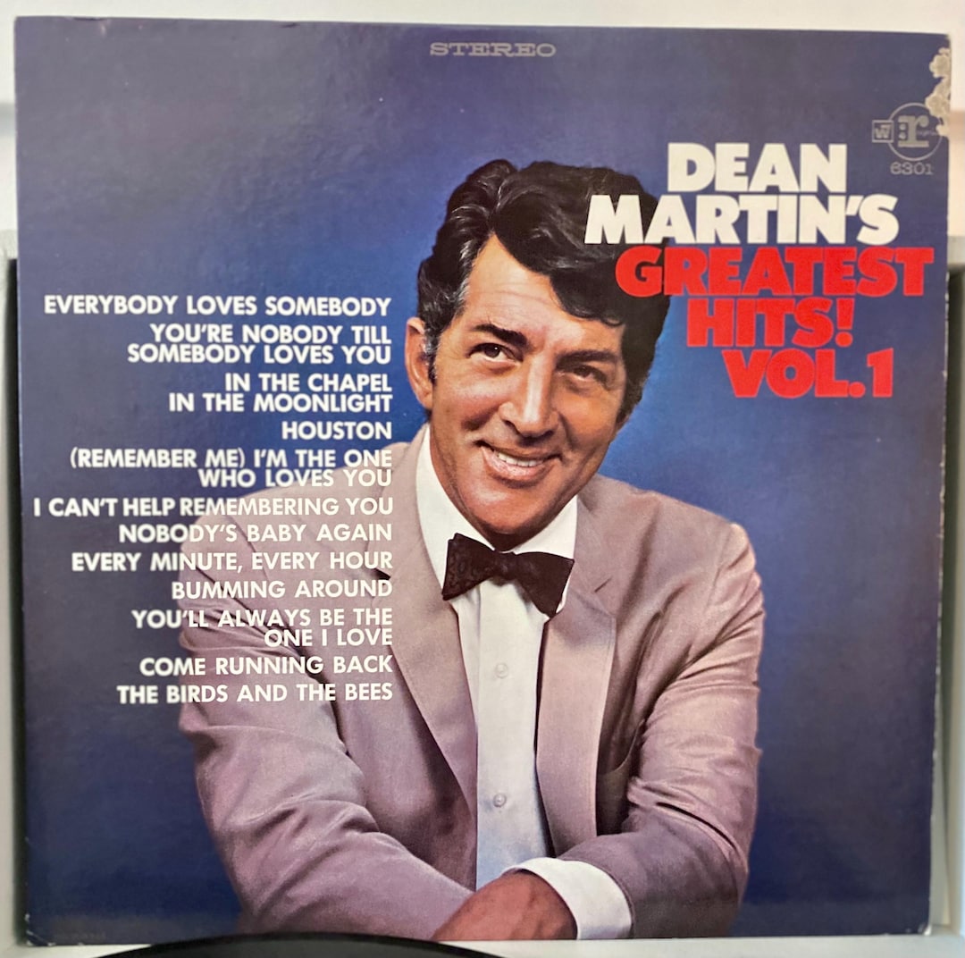 Dean Martin's "greatest Hits! Vol. 1", 1968, Preowned 33 Vinyl ...