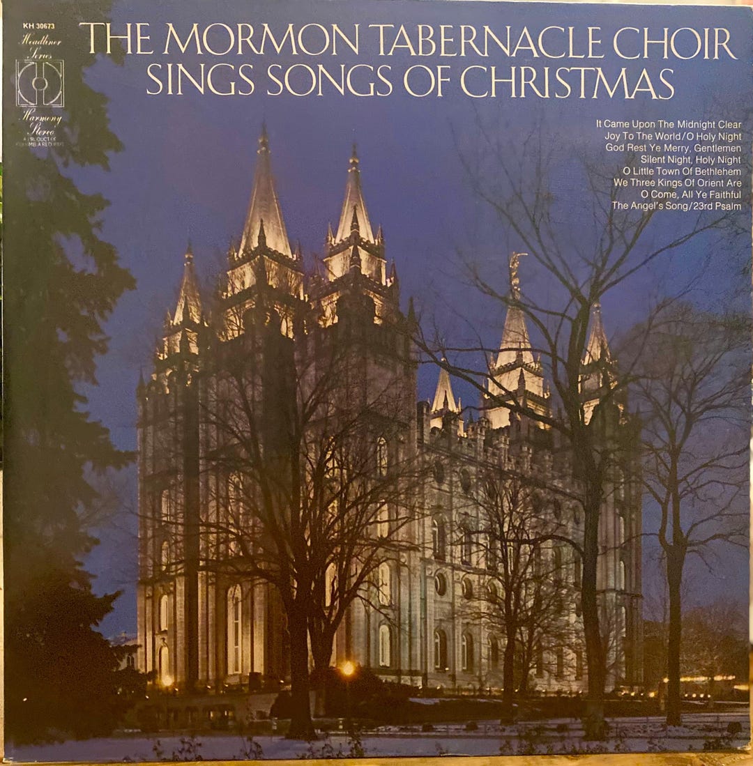 The Mormon Tabernacle Choir Sings Songs of Christmas (1971) Beautiful ...