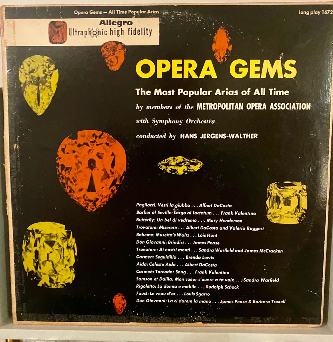 Opera Gems - the Most Popular Arias of All Time, Metropolitan Opera ...