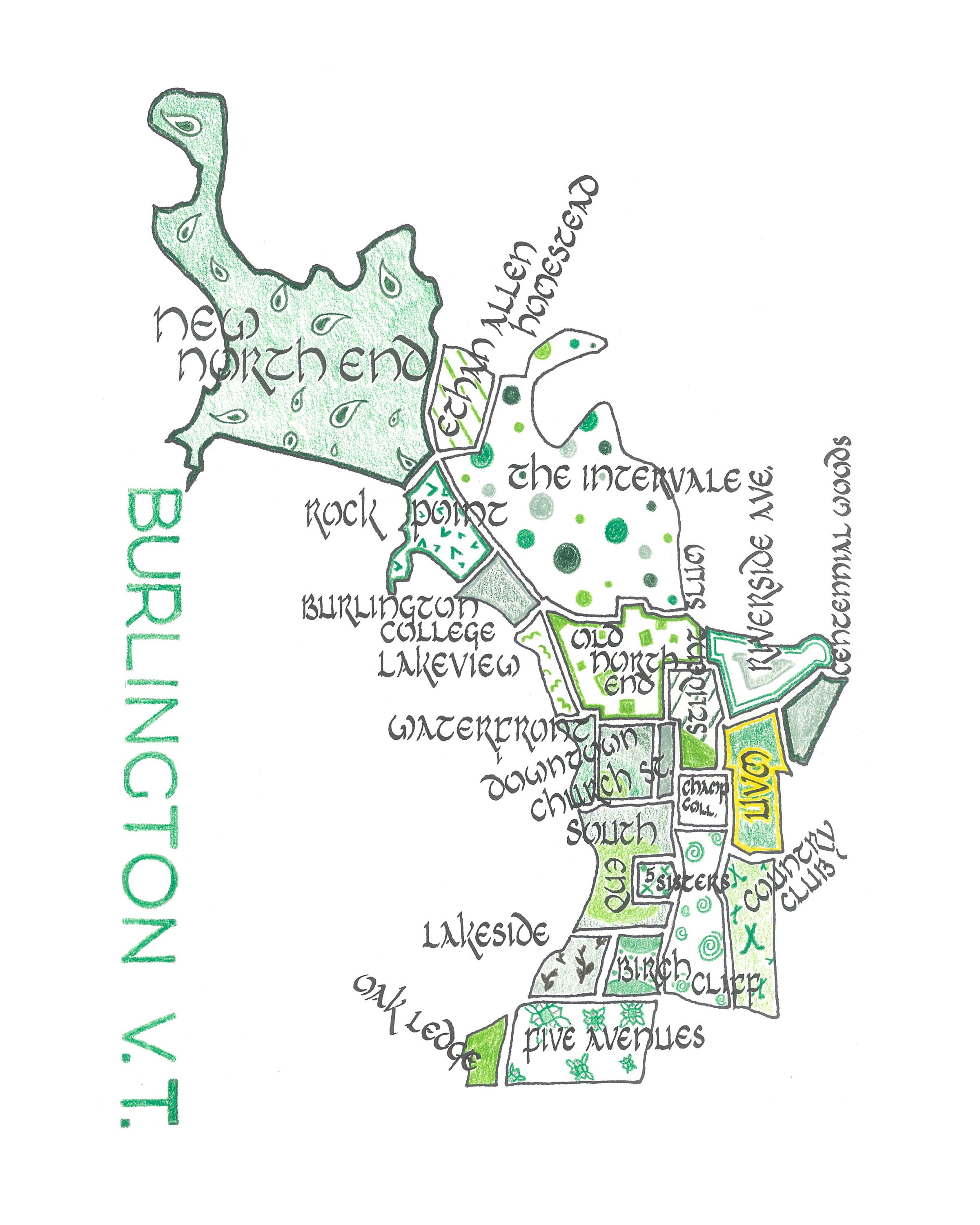 Burlington Vt Map