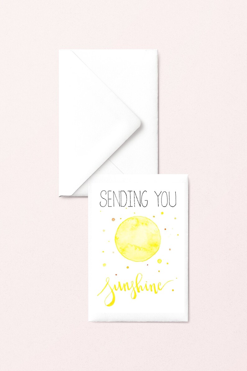 Sending You Sunshine Card: Social Distance Greeting Card, Card for ...