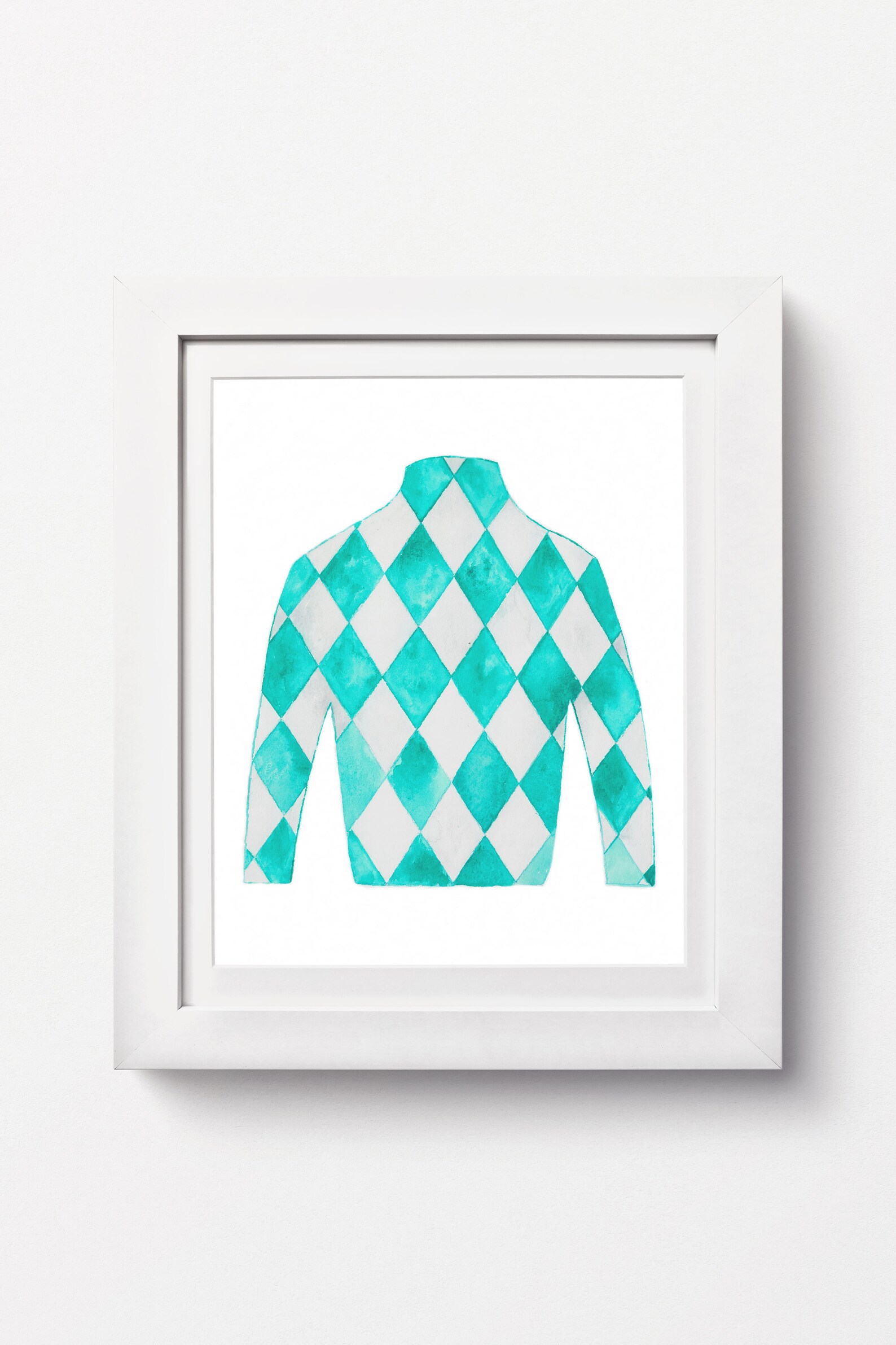 Watercolor Kentucky Derby Silks: Jockey Silk Art, Horse Racing Art ...