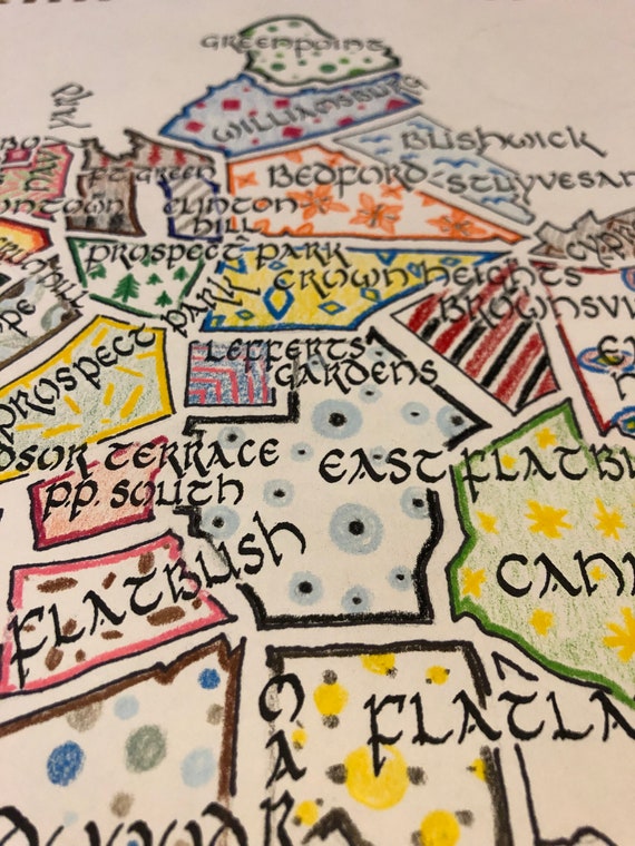 Mapa Del Barrio De Brooklyn Faire: Plataforma Online De Venta Al Por