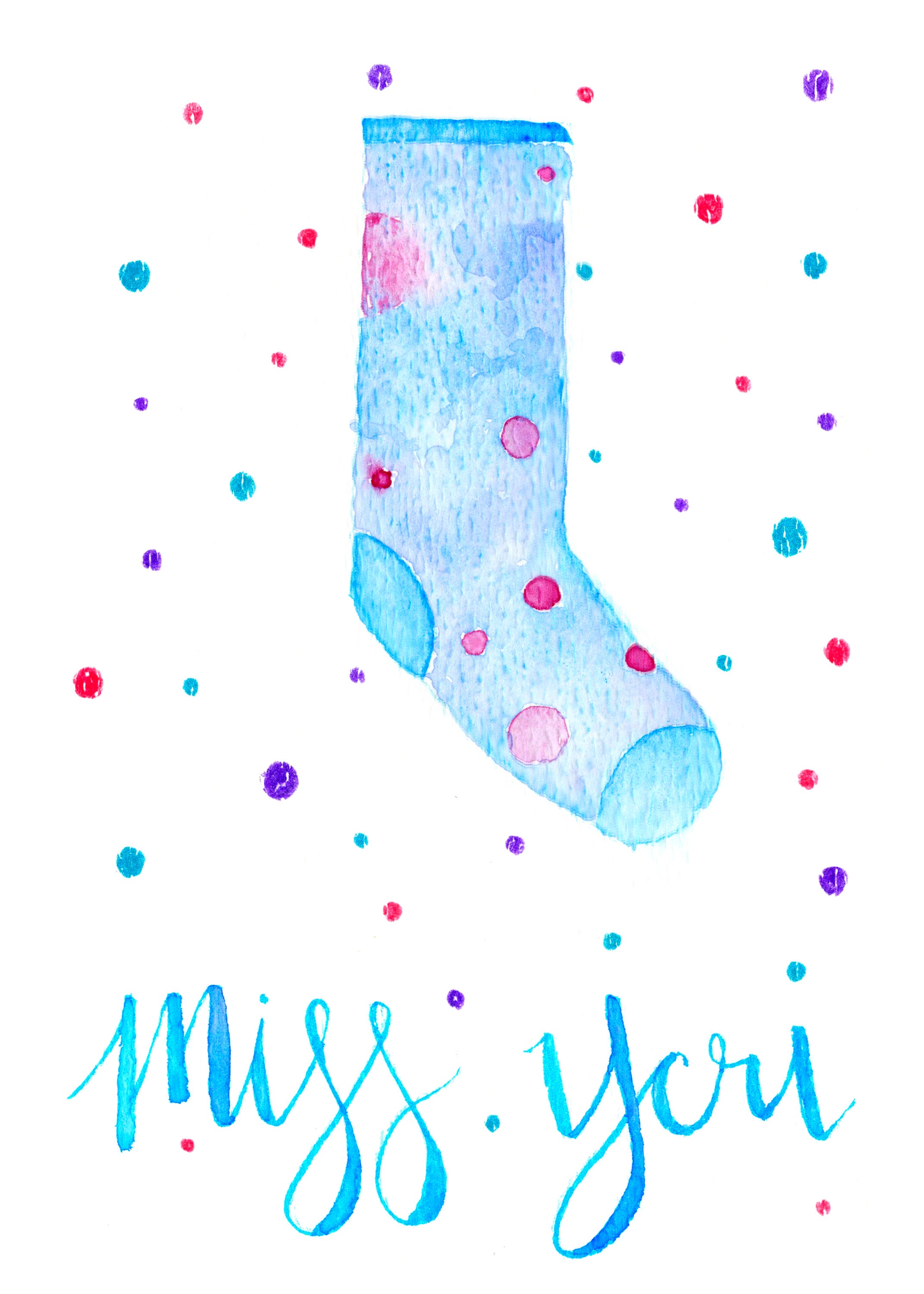 Social Distance Greeting Card 6 Pack: Missing You Cards for Friend ...