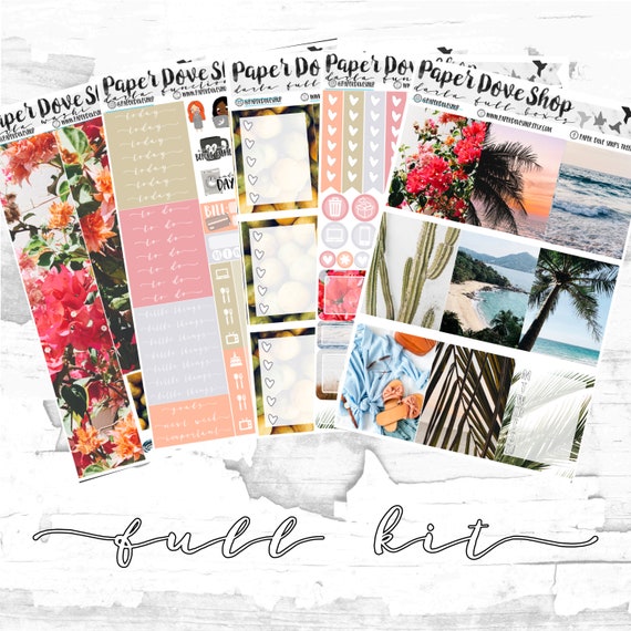 Darla Full Kit Planner Kit Decorative Stickers Planner | Etsy