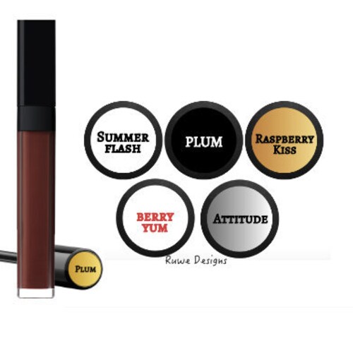 Extra Small Square Stickers for Lip Gloss and Lipsticks - Etsy