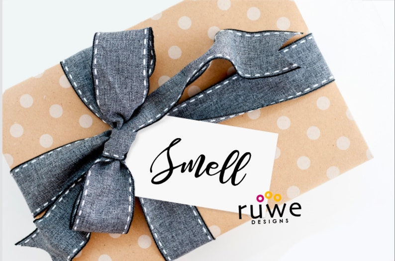 Custom Five Senses Gift Tags | Etsy